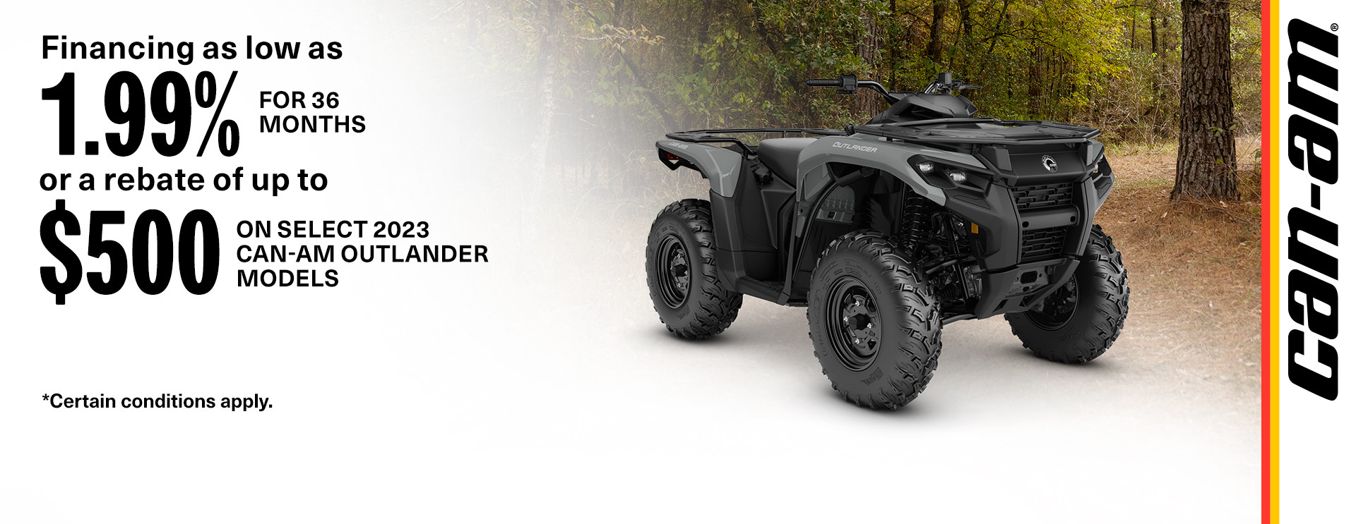 Discover the Can-Am Off-Road lineup with Haden's Motorsports Center, Inc.